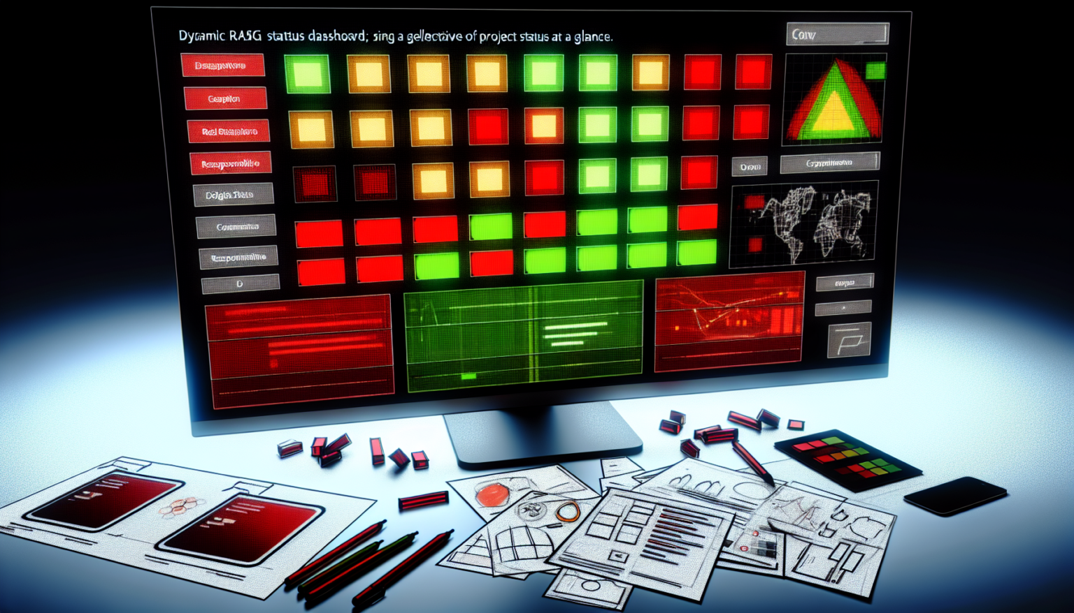 RAG Status Dashboard with Vercel UI in LA | Project Management » Bee ...